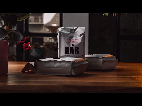 Packaging freshly roasted coffee