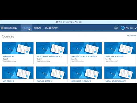 Quick Tip 5 Navigating Your Child's Schoology Account Spanish