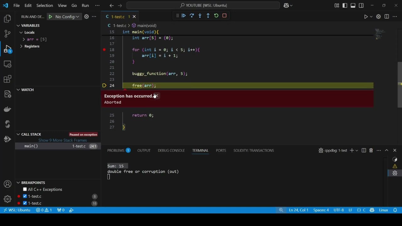 Introduction to Debugging in C - Part 1