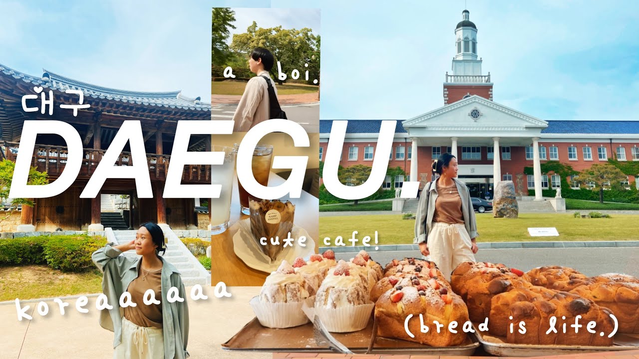 DAY TRIP TO DAEGU 🇰🇷 (seeing friends, Keimyung Uni, Webtoon recs)