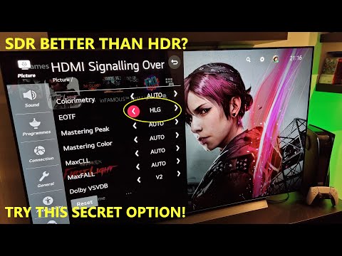LG OLED Secret Menu - HLG Better Than SDR Or Even Native HDR10?