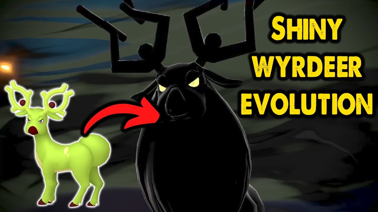 EVOLVING Shiny Stantler into SHINY WYRDEER! Pokemon Legends: Arceus