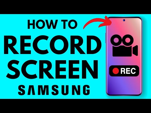 How to Screen Record on Samsung Phones - 2022