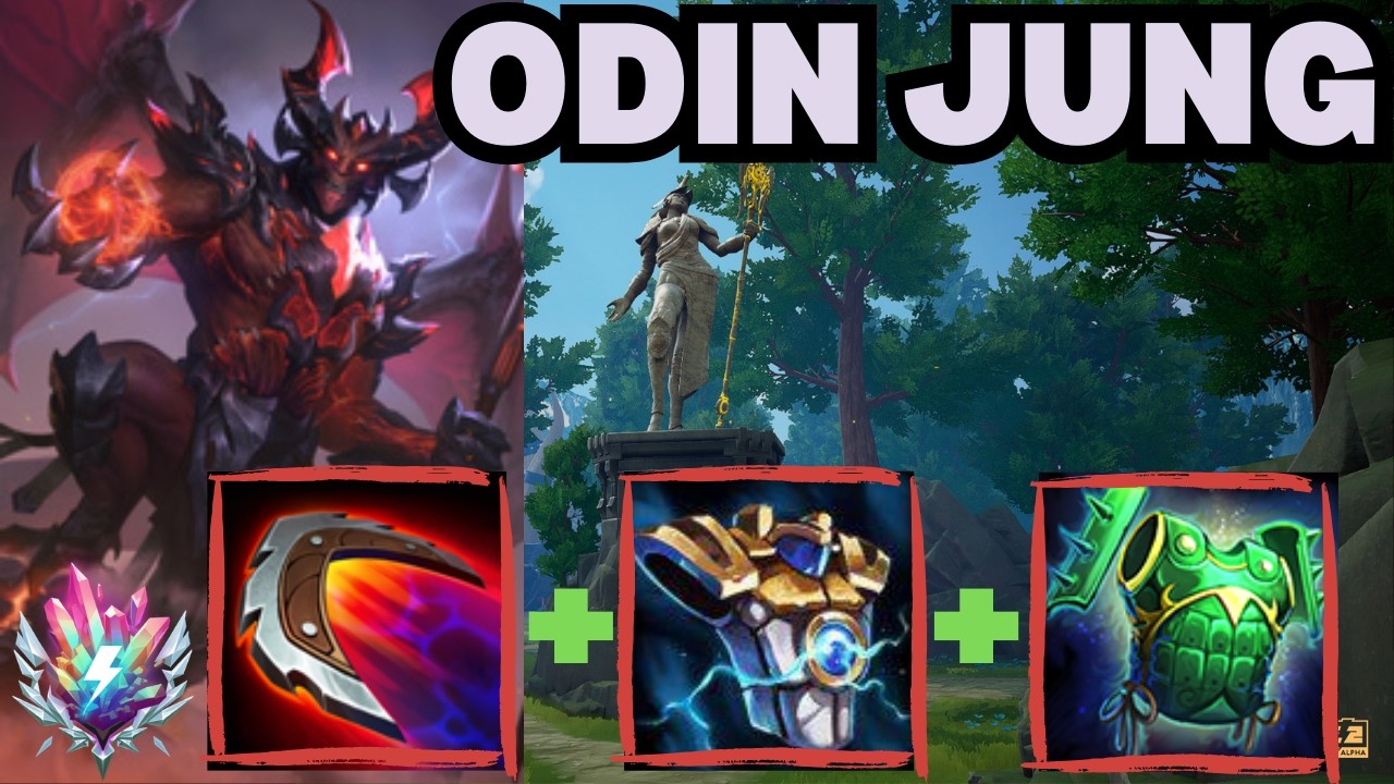 THESE 3 ITEMS ARE ALL YOU NEED TO BE UNKILLABLE ON ODIN!! - Odin Jungle Smite 2 Deity Gameplay!!