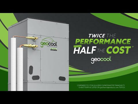 GeoCool Inverter Series - Twice the Performance, Nearly Half the Cost