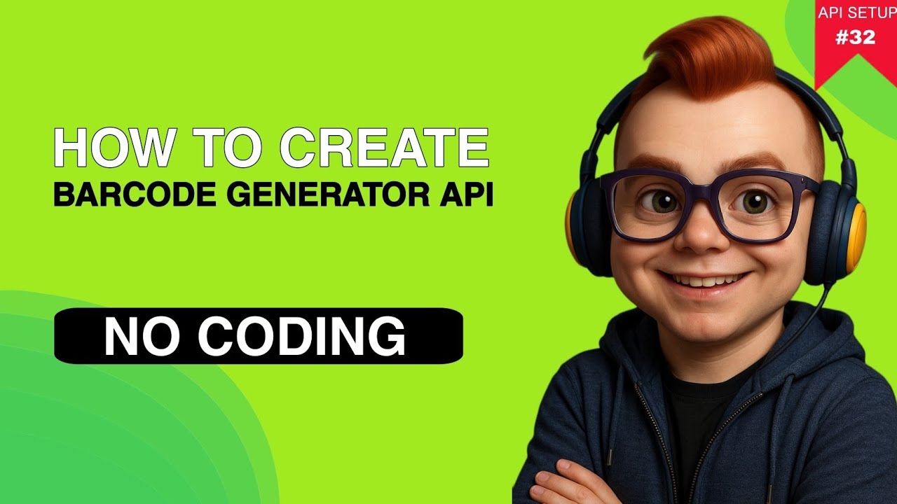 📄 Create Barcode Generator Api In Minutes - No Coding Required!!