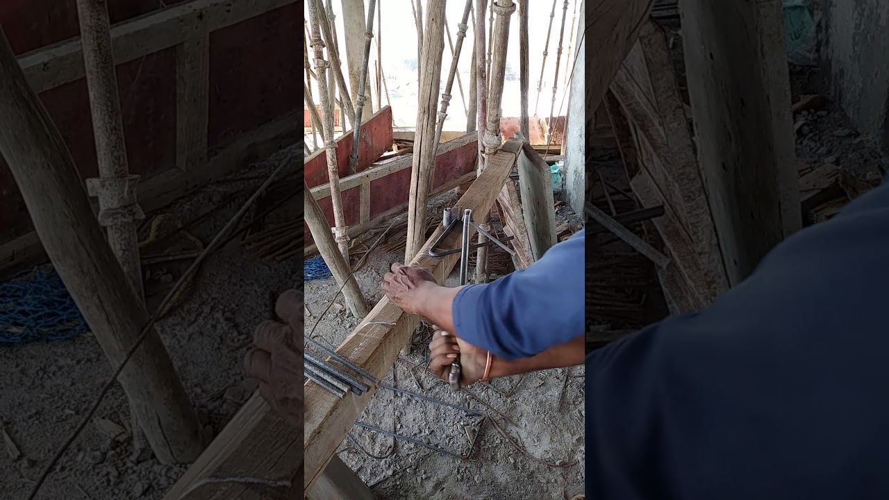 How to make triangle ring used for columns and beams