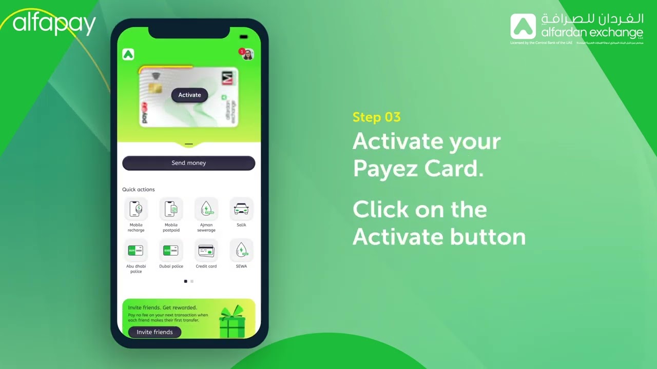 How to Activate Payez Card | AlfaPay App Tutorial