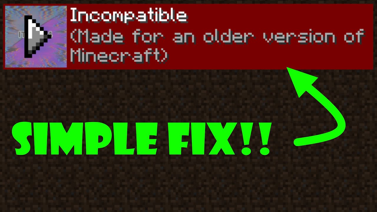 Why does my texture pack say not compatible? – Any Answer