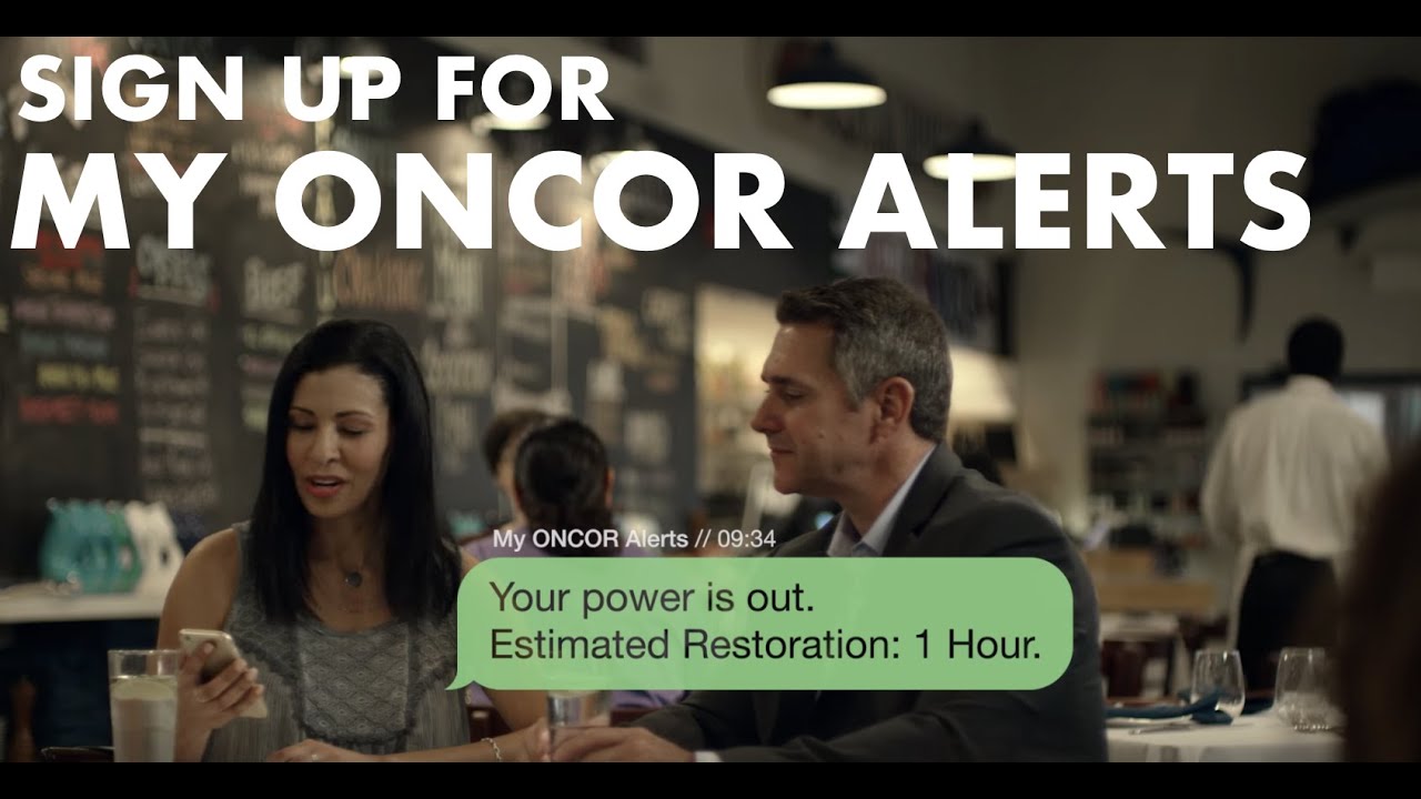 Sign Up for My Oncor Alerts