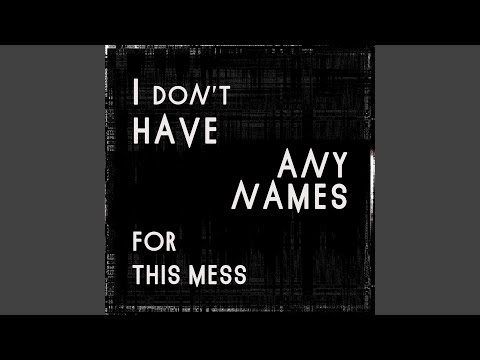 I don't have any names for this mess