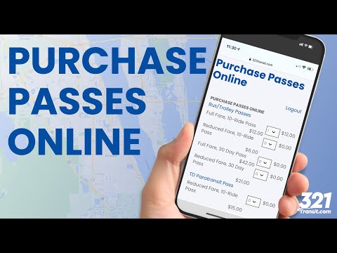 321 Transit Purchase Passes On line