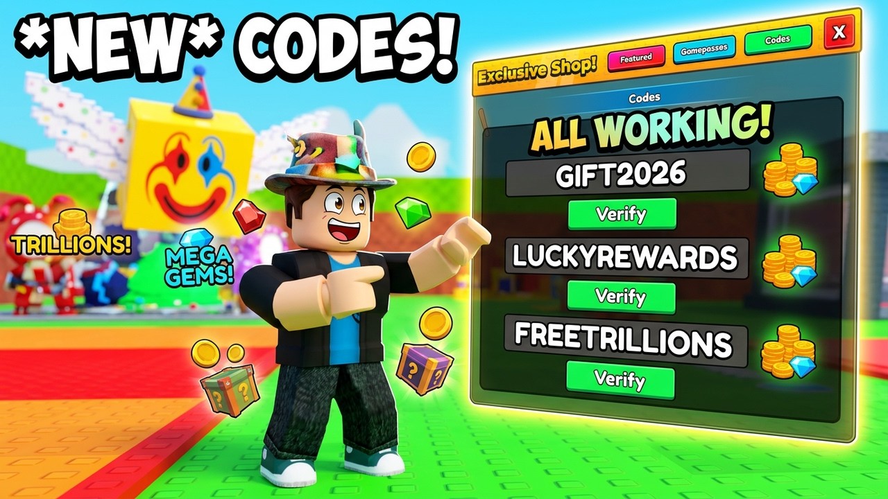 *NEW CODES* ALL WORKING CODES FOR BE A LUCKY BLOCK IN 2026! ROBLOX BE A LUCKY BLOCK CODES