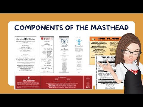 COMPONENTS OF THE MASTHEAD