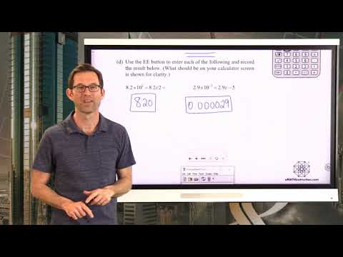 N-Gen Math 8.Unit 10.Lesson 4.Scientific Notation on the Calculator