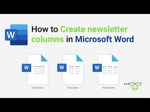 How to Create newsletter columns in Microsoft Word