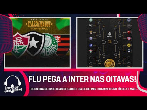 FLU ENCARA A INTER E OS 4 BRASILEIROS ESTÃO NAS OITAVAS! CAMINHO PRO TÍTULO É DEFINIDO HOJE; E MAIS