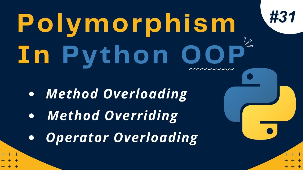 Polymorphism in Python object oriented programming (OOP) | Python Tutorial #31