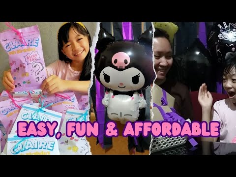KUROMI Birthday (DIY Giveaways + Sanrio Gift Ideas) | DIY Blind Bags | Nanay and Claire