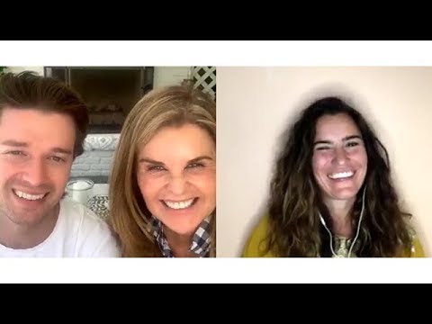 Maria Shriver and Patrick Schwarzenegger on Instagram Live Stream with Dr. Nicole LePera
