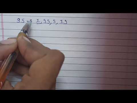 factors of 95