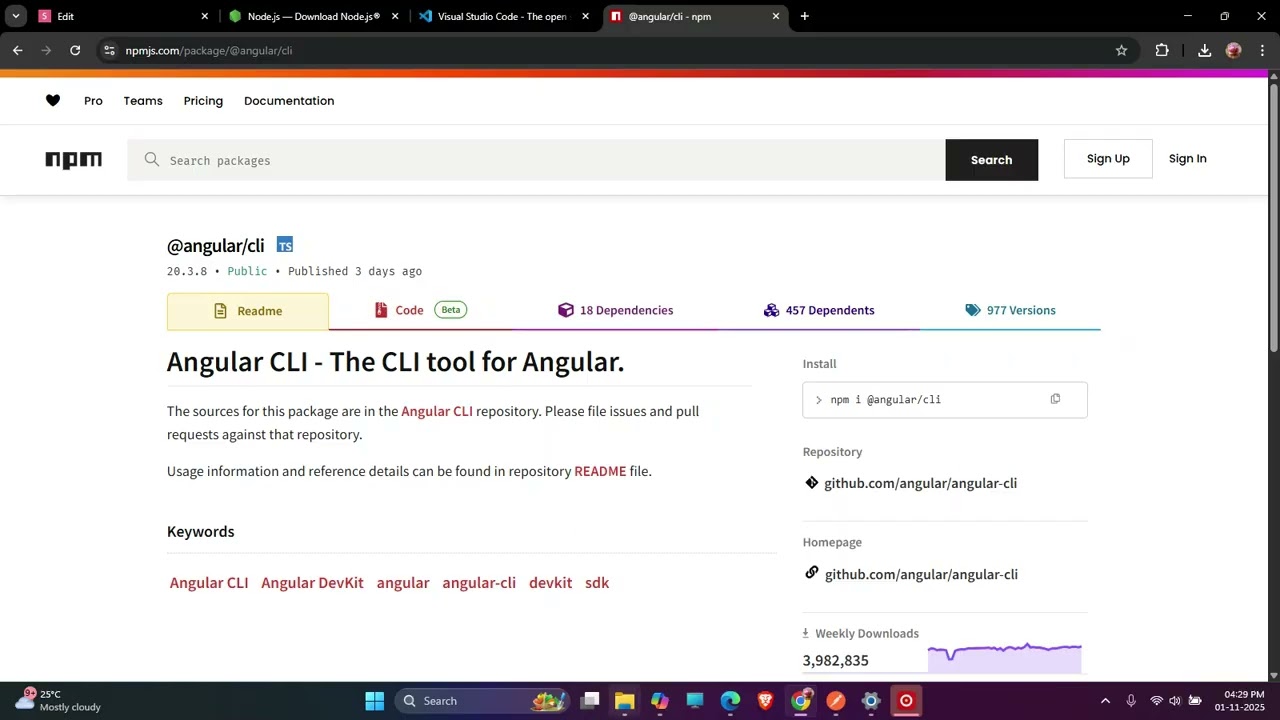 #4  How to Install Angular CLI