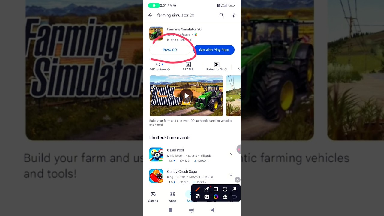 FS20 NOT #install PROBLEM solution👍#fs20 #farmingsimulator20  #shorts #fs20mehkma #automobile #games