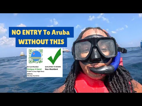 Required: ED Card For Entry to Aruba! Easy to Follow Instructions.