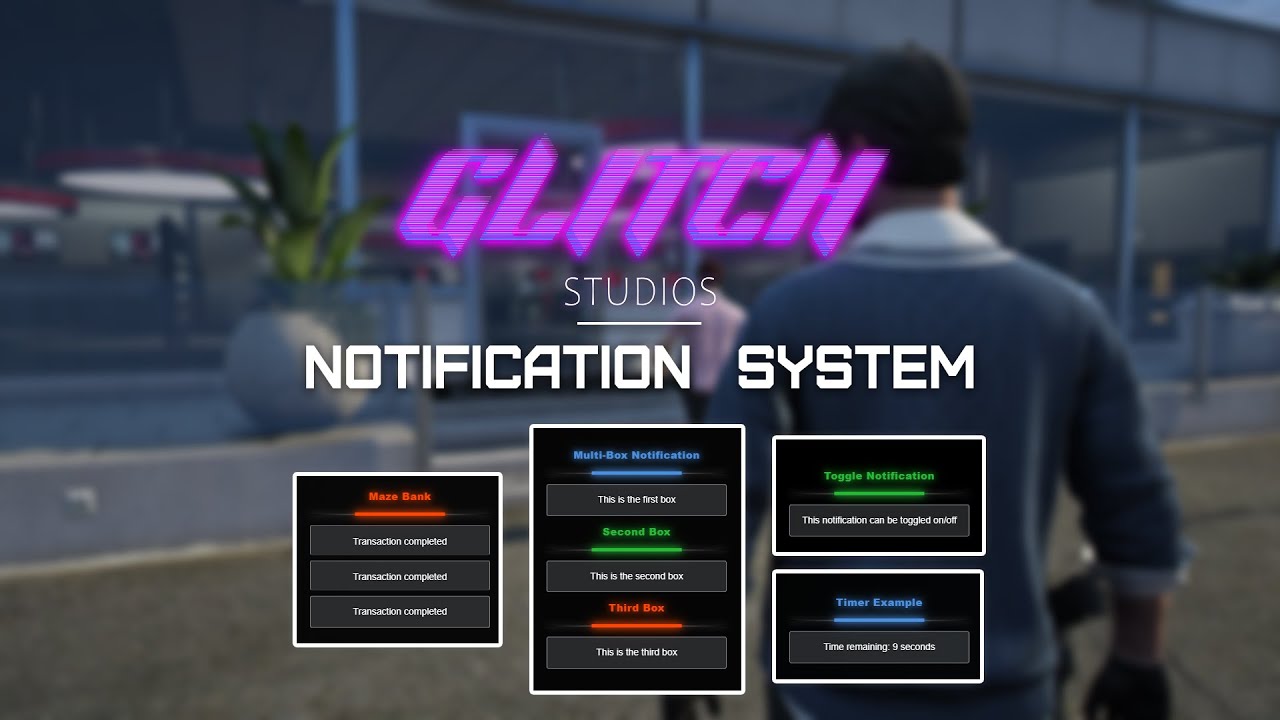 [STANDALONE] Glitch Notification for FiveM
