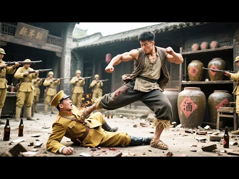 【2025動作電影】日軍大佐追擊特種兵,反被一招擊殺#中國功夫 #中文电视剧 #武侠#动作#功夫