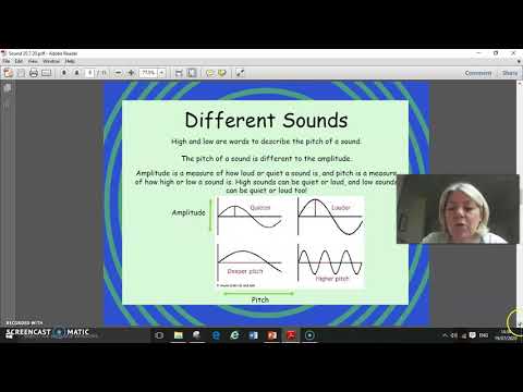 Year 4 Science Sound Session 3 Volume and Pitch