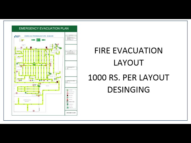 Fire Escape Route Plan - Fire Evacuation Map Manufacturer from Chennai