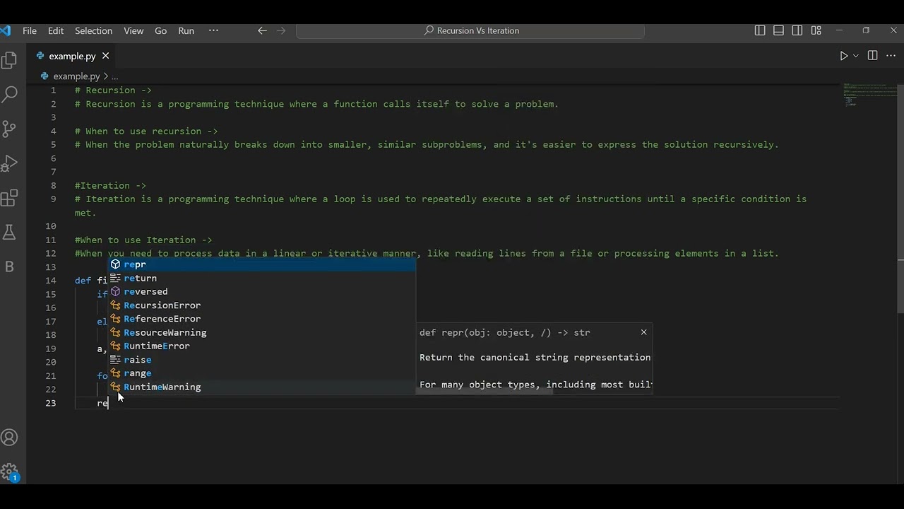 20 Days of Python Functions Challenge | Day 9 - Recursion vs Iteration