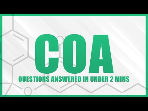 COA (Certificate of Analysis) Questions Answered in Under 2 Minutes