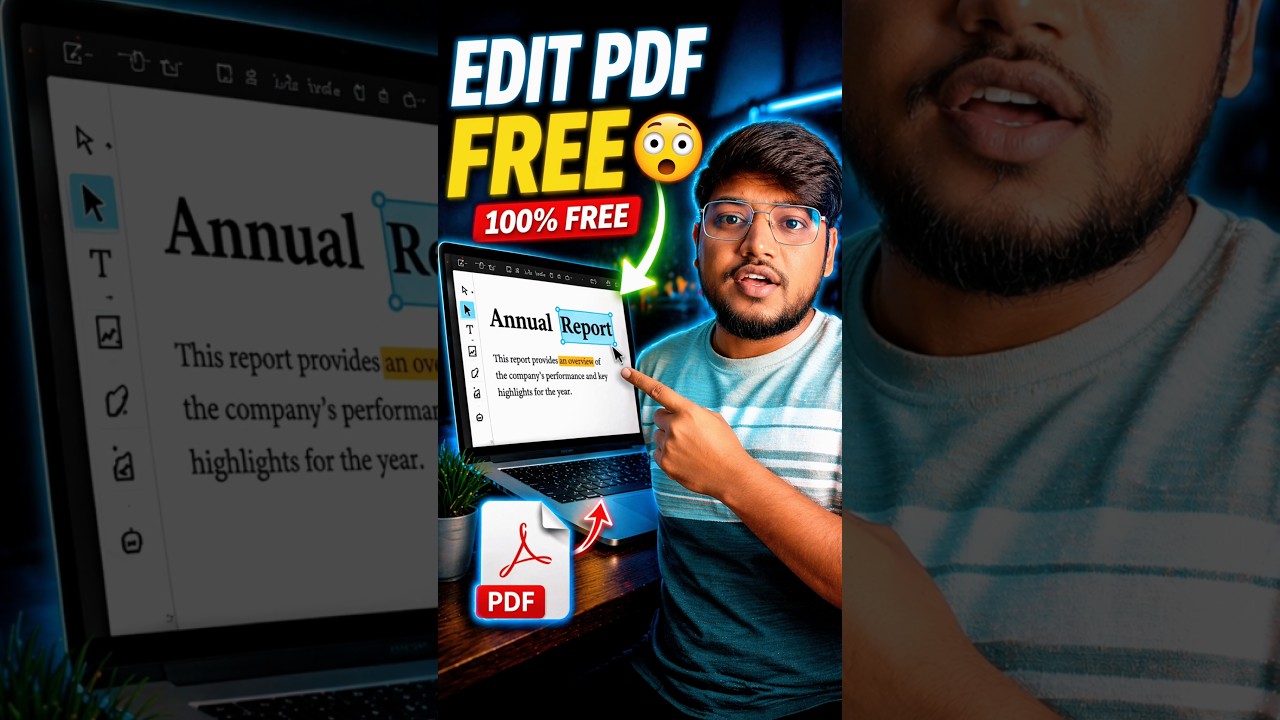 The FREE PDF Editor 😳 | No Watermark 🔥#shorts #pdf