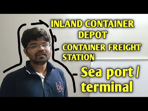 What is Inland container depot (ICD), Container freight station (CFS), Sea Port @Shipsandport