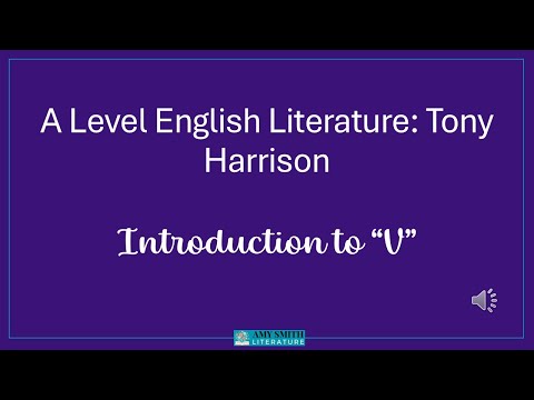 Tony Harrison: Analysis of the Poems – Amy Smith Literature
