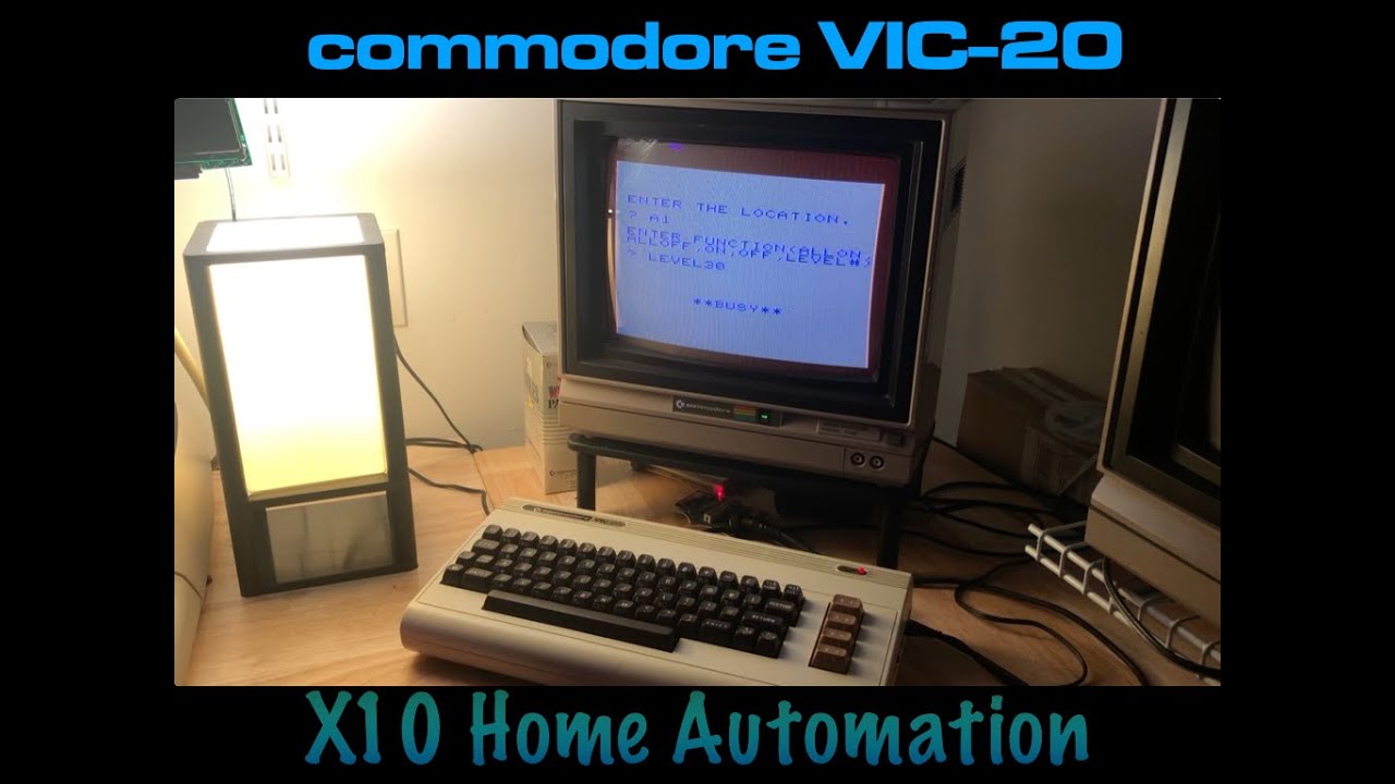 X10 Home Automation using a 1981 Commodore VIC-20 Home Computer