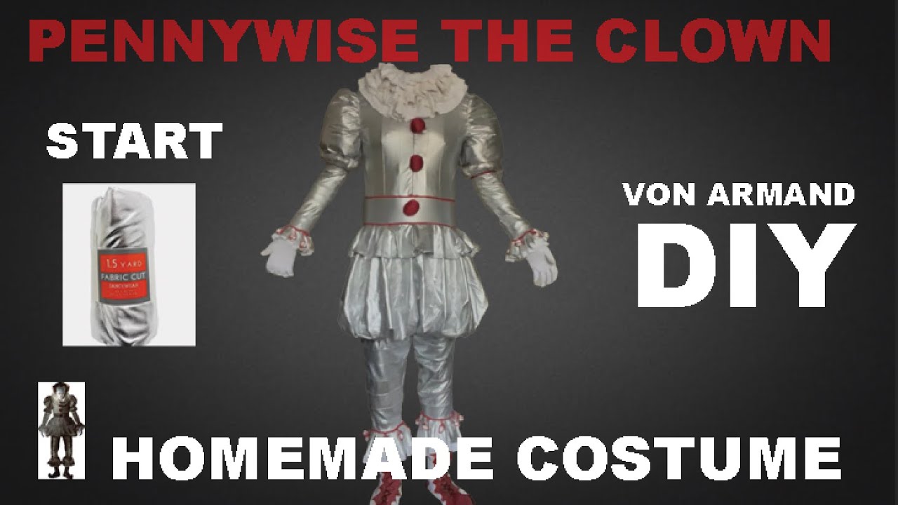 (DIY)How to make a Pennywise the Clown Costume.