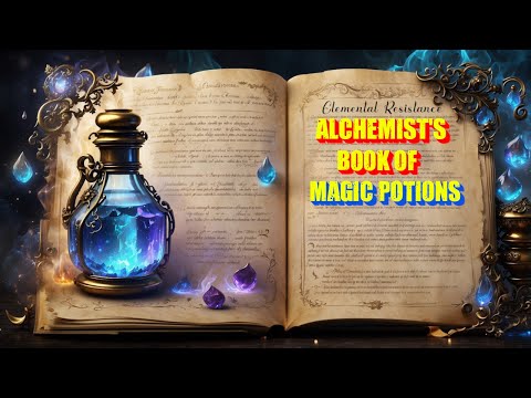 Alchemist's Book of Potions - 22 Potions DND 5e adventurers must know | Animated Video 2023