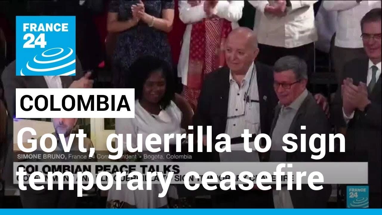 Colombia peace talks: Govt and ELN guerrilla to sign temporary ceasefire • FRANCE 24 English