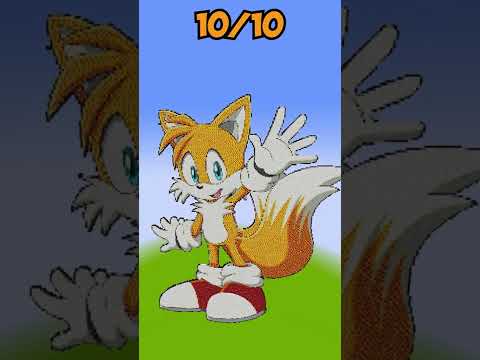 Minecraft: Rate Tails and Cosmo from 1 to 10 😍 #shorts