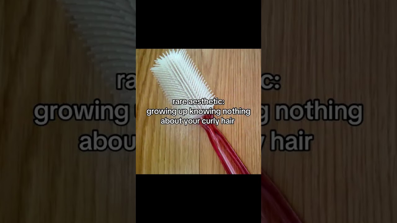 rare aesthetic:growing up knowing nothing about your curly hair | by @ilkm7111211 #hairtok #curls