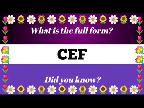 Full Form of CEF.