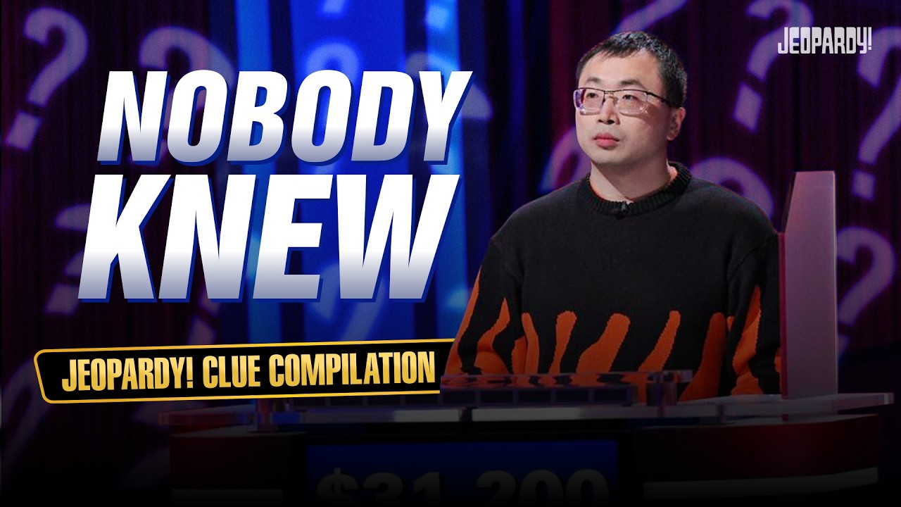 Clues that STUMPED Jeopardy! contestants! | Jeopardy! Clue Compilation