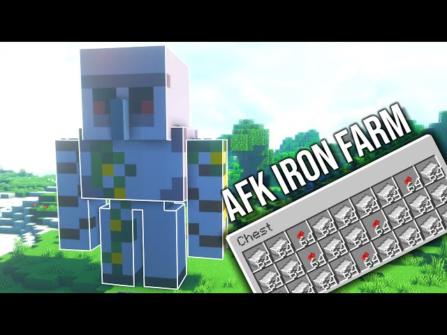 How to build an Iron Golem farm inside of an Iron Golem in Minecraft