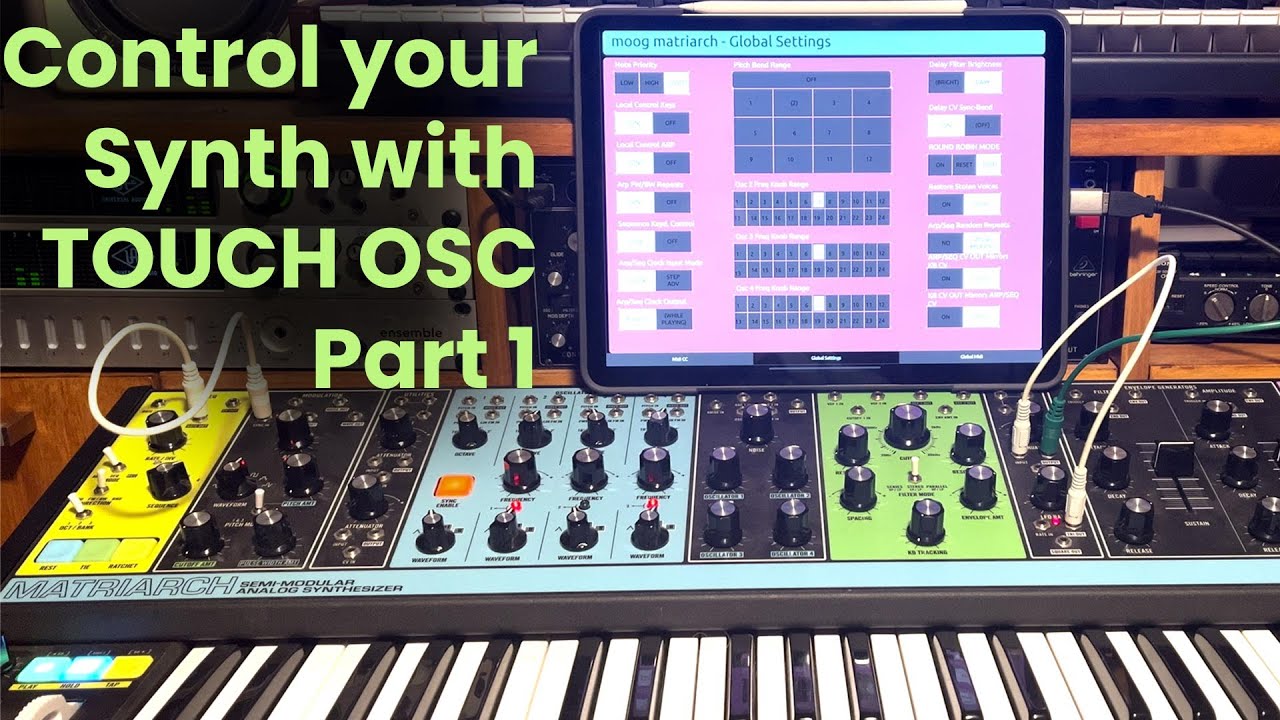 Control your Synth with Touch OSC - Part 1