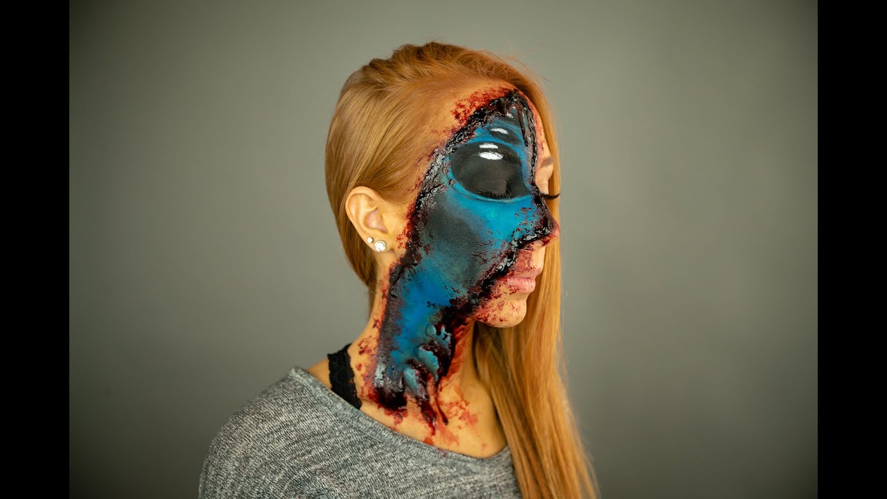 Special Effects Make up - Blue Alien!!