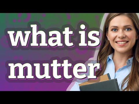 Mutter | meaning of Mutter