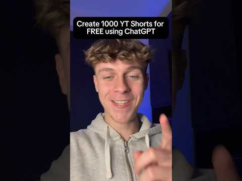 Make 1000 YouTube Shorts for FREE using ChatGPT???????? #shorts